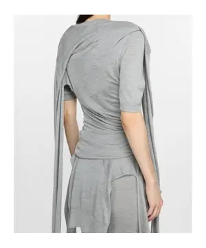 Acne Studios Asymmetrical T-shirt With Layered Design