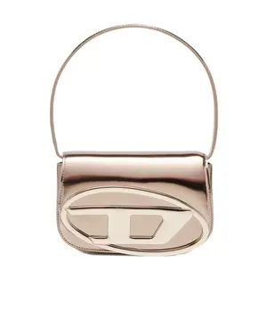 DIESEL® Diesel 1DR D-Logo Fold-Over Shoulder Bag Nude
