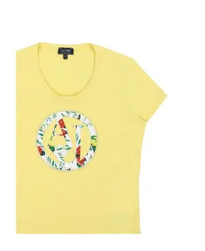 Emporio Armani Round Neck Printed T-shirt