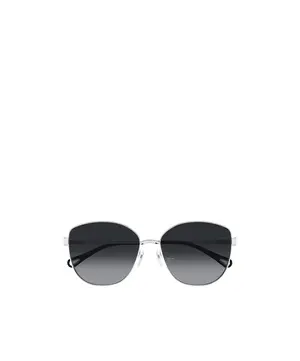 Chloé Cat-eye Sunglasses With Logo Detail - Black