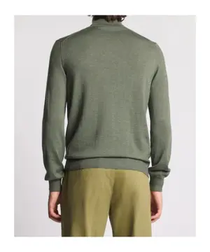 FAY High Neck Wool Knitwear - Green
