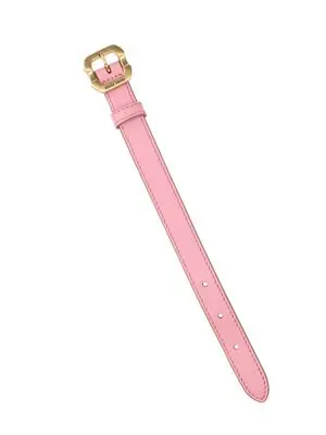 Miu Miu Leather Buckle Bracelet