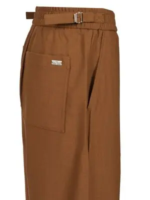 Ami Elastic Waist Trousers