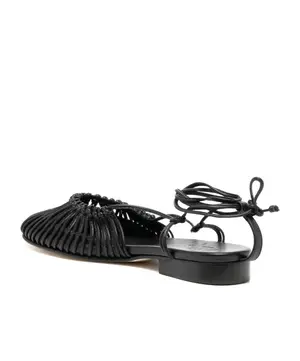 Hereu Braided Ankle Strap Sandals