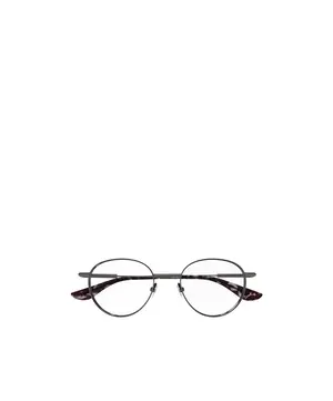 Alexander McQueen Round Frame Eyeglasses - Grey