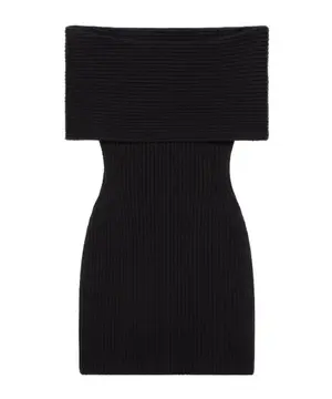 Givenchy Off-the-shoulder Mini Dress In Wool
