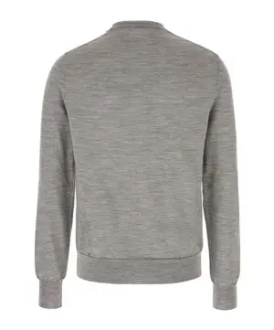 Comme Des Garçons Round Neck Sweater With Embroidery