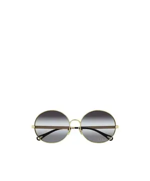 Chloé Round Metal Frame Sunglasses