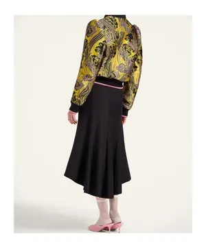 La DoubleJ High-low Fluted Skirt