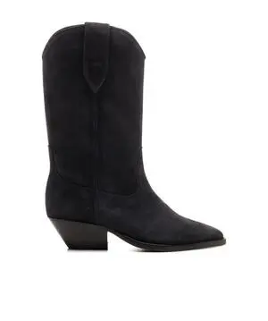 Isabel Marant Étoile Duerto Block Heel Boots - Black