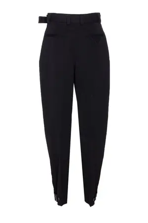 Bottega Veneta Belted Waist Tailored Trousers - Black