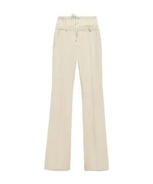 Sportmax Flared Drawstring Pants