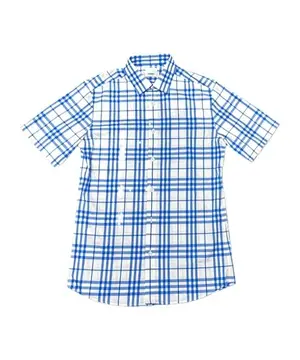 Burberry Plaid Short Sleeve Shirt