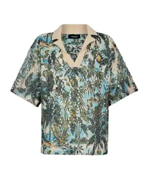 Dsquared2 Monkey Business Knitted Polo - Fantasy