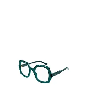 Chloé Eyewear Geometric Frame Full Rim Eyeglasses