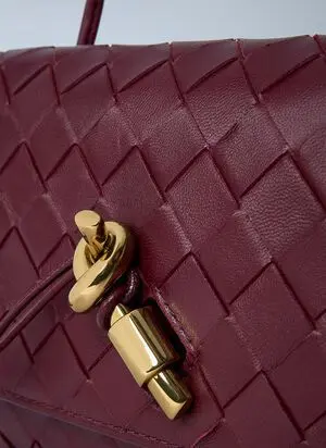 Bottega Veneta Andiamo Woven Shoulder Bag