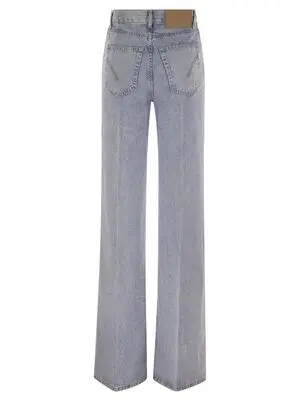 DONDUP Amber Wide-leg Jeans - Gray