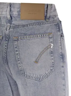 DONDUP Amber Wide-leg Jeans - Gray