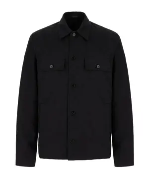 Gucci Gg Cotton Canvas Jacket - Black