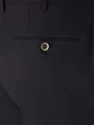 PT TORINO Tailored Belt-loop Trousers - Black