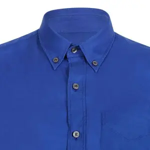 TOM FORD Button Down Long-sleeved Shirt - Blue