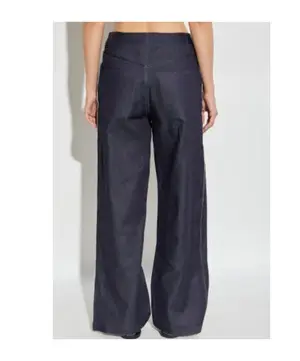 Marni Cotton Trousers - Navy