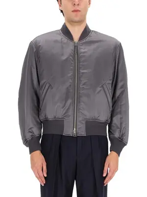 TOM FORD Long Sleeve Zip-up Bomber Jacket