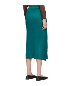 Issey Miyake Pleated Midi Skirt