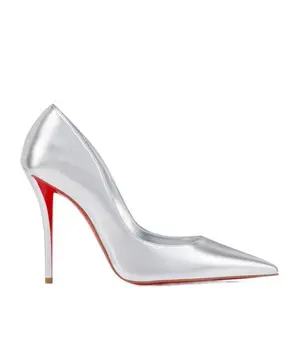 CHRISTIAN LOUBOUTIN Miss Z Pumps - Silver