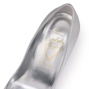 CHRISTIAN LOUBOUTIN Miss Z Pumps - Silver