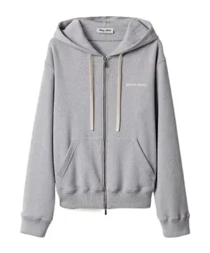Miu Miu Drawstring Sweatshirts Hoodies For Women