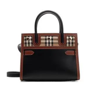 Burberry Vintage Check Mini Tote Bag