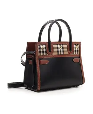 Burberry Vintage Check Mini Tote Bag