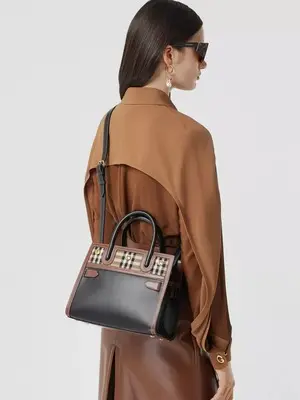 Burberry Vintage Check Mini Tote Bag