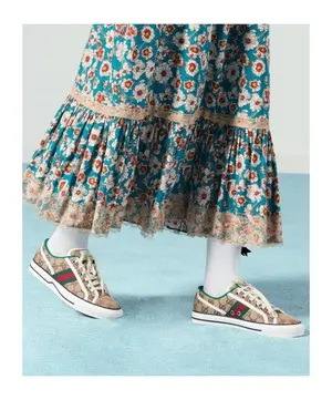 Gucci Gg Tennis 1977 Low-top Sneakers - White