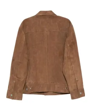 AMI Paris Logo Detailed Long-sleeved Jacket