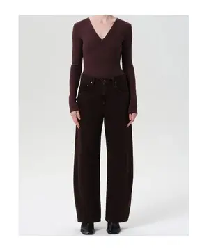 AGOLDE Wide Leg Denim Trousers