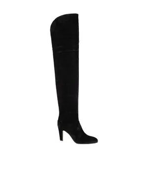 Chloé Knee-high Heeled Boots - Black