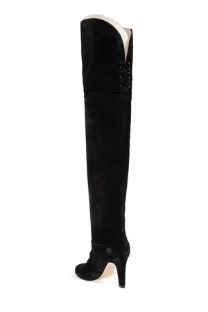 Chloé Knee-high Heeled Boots - Black
