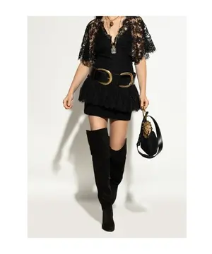 Chloé Knee-high Heeled Boots - Black
