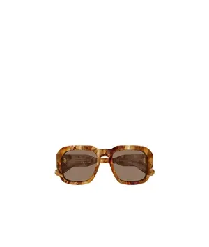 Chloé Rectangular Frame Sunglasses - Brown