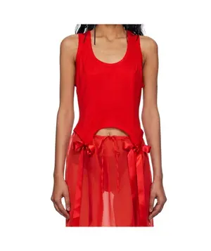 Simone Rocha Bow Detail Easy Vest