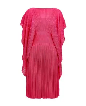 ANTONINO VALENTI Pleated Fitted Waist Dress