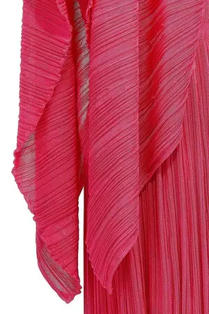 ANTONINO VALENTI Pleated Fitted Waist Dress