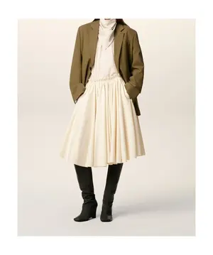 AMI Paris Single-breasted Blazer With Notched Lapels - Bronze