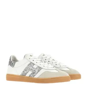 Hogan Logo Embellished Cool Sneakers - Silver