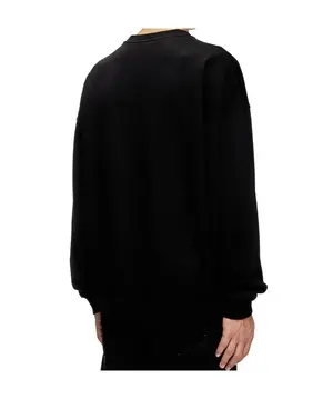 DIESEL® S-mart-bigoval Oval D Sweatshirt - Black