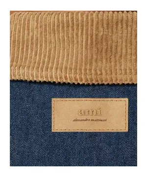 Ami Padded Denim Worker Jacket - Indigo