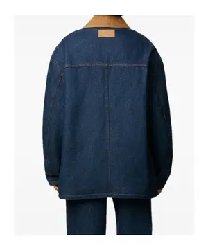 Ami Padded Denim Worker Jacket - Indigo