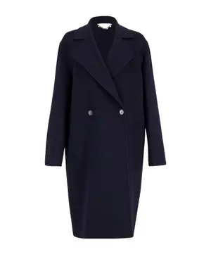 Stella McCartney Double-breasted Coat - Black